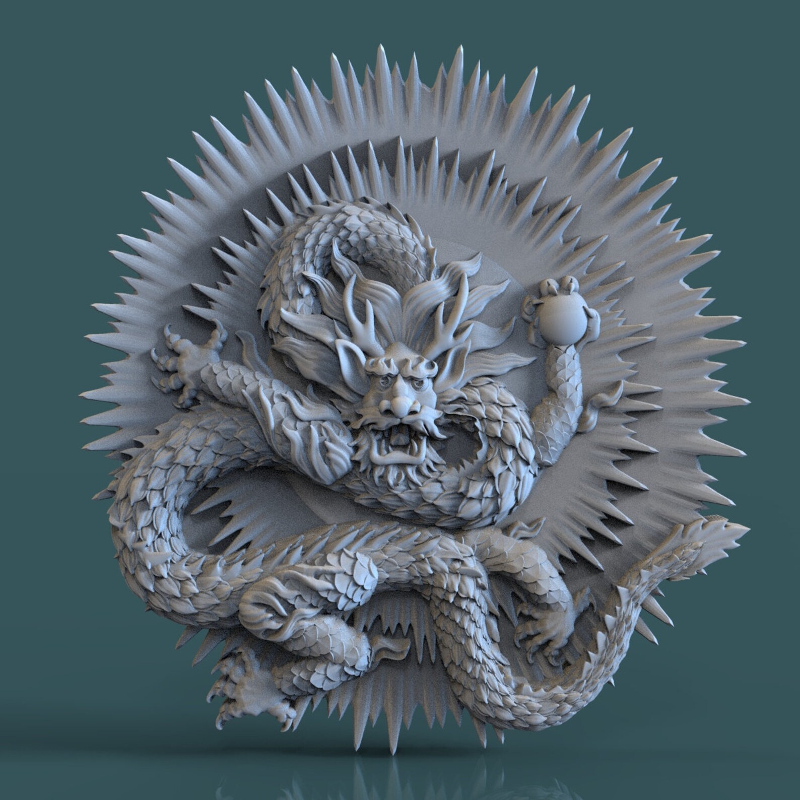 Dragon_3. 3D Model Stl for CNC Machines and 3D Printers. - Etsy