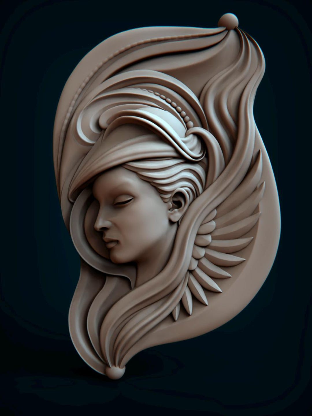 Lady. 3D STL Model for CNC and 3D Printers - Etsy Australia