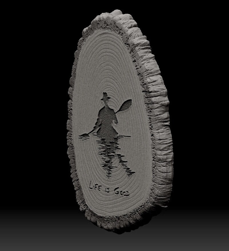 Life is Good. 3D STL Model for CNC and 3D Printer - Etsy