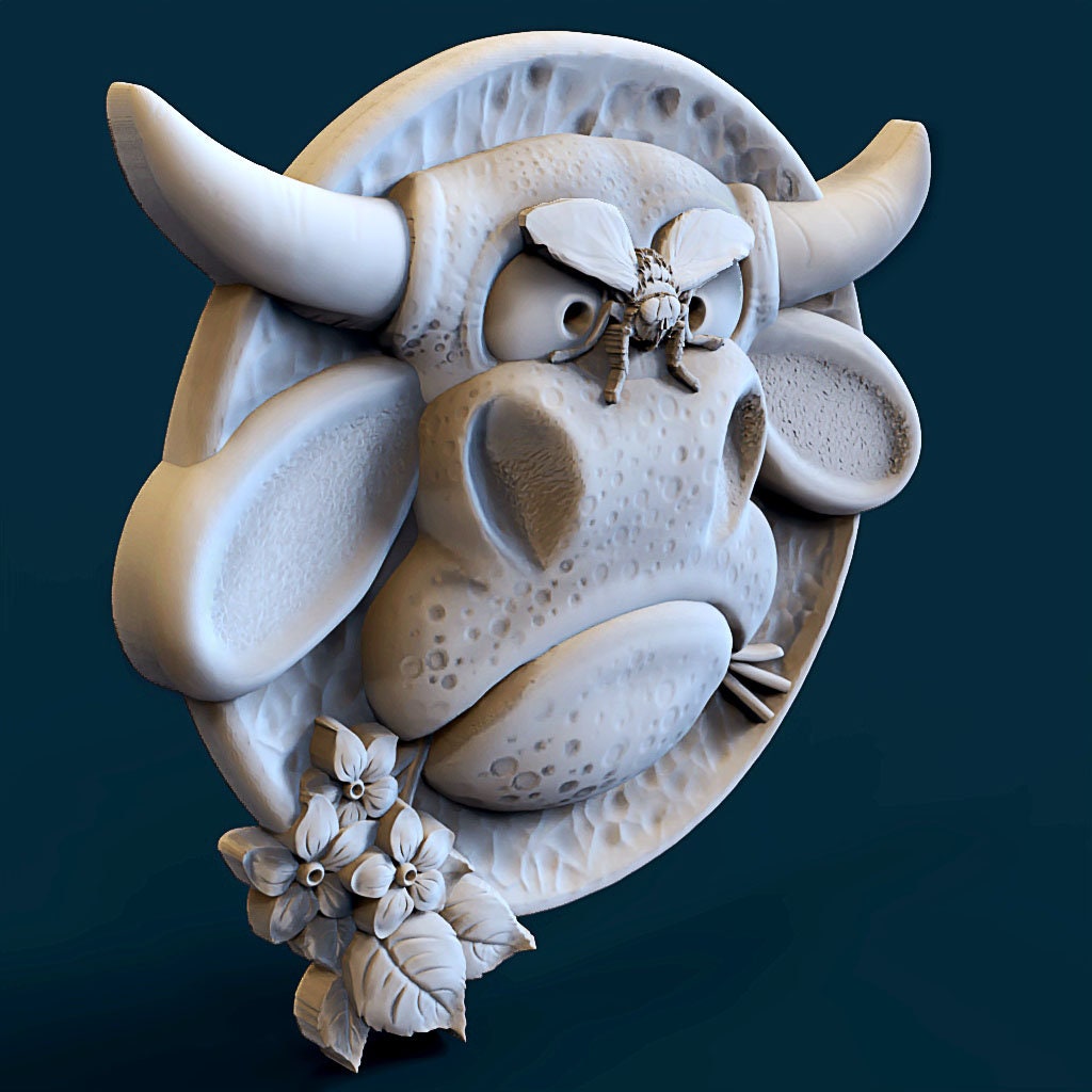 Goby With a Fly. 3D STL Model for CNC and 3D Printers - Etsy