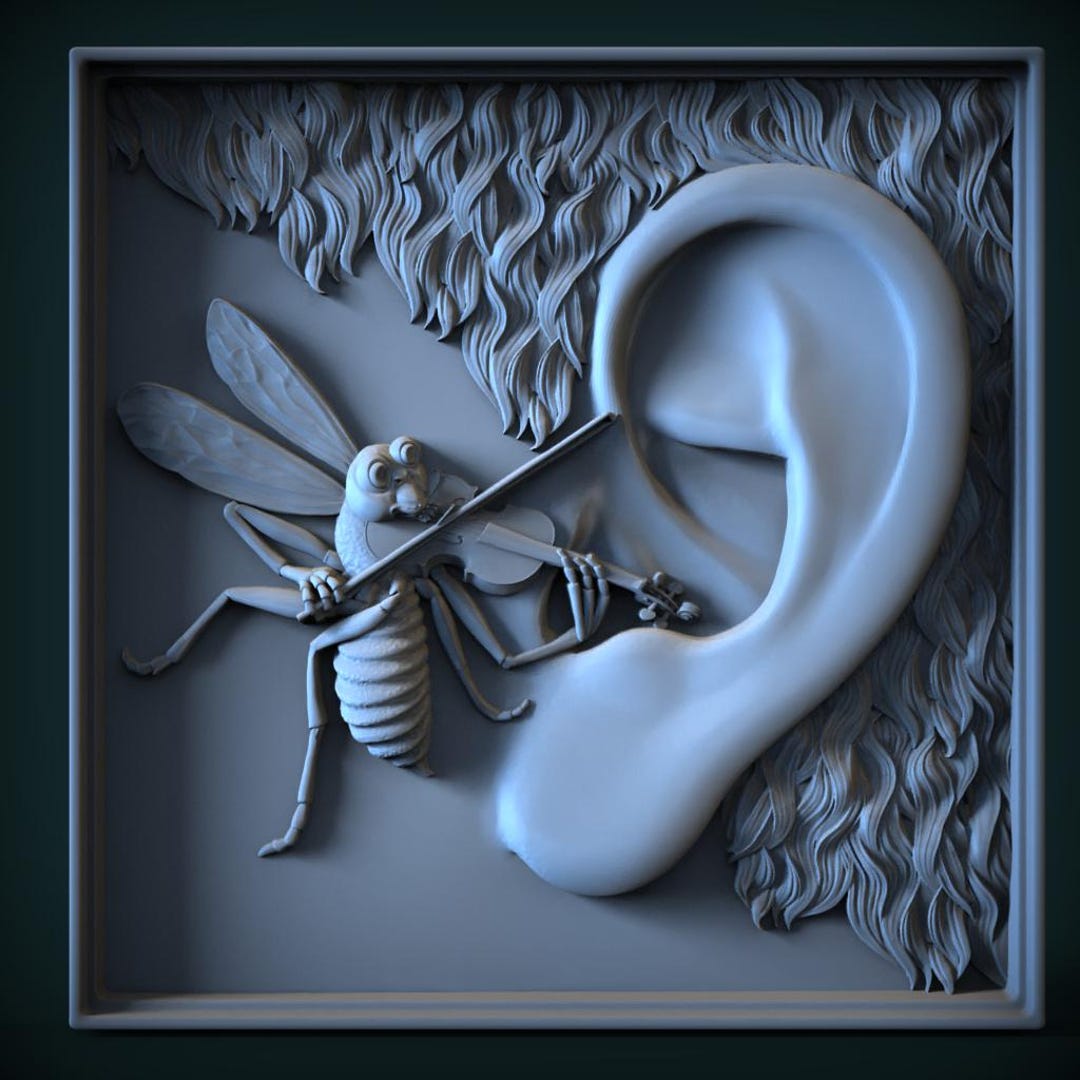 Squeaky Mosquito. 3D STL Model for CNC and 3D Printer - Etsy Canada