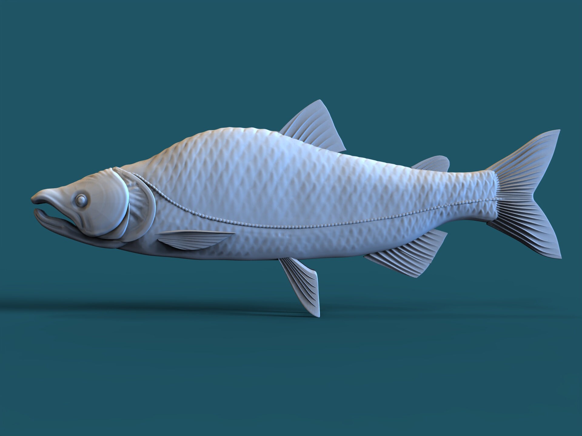 Pink Salmon. 3D STL Model for Milling and Printing - Etsy
