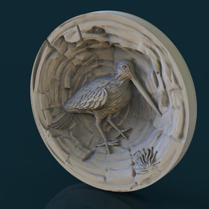 Woodcock 3D STL Model for CNC and 3D Printers - Etsy