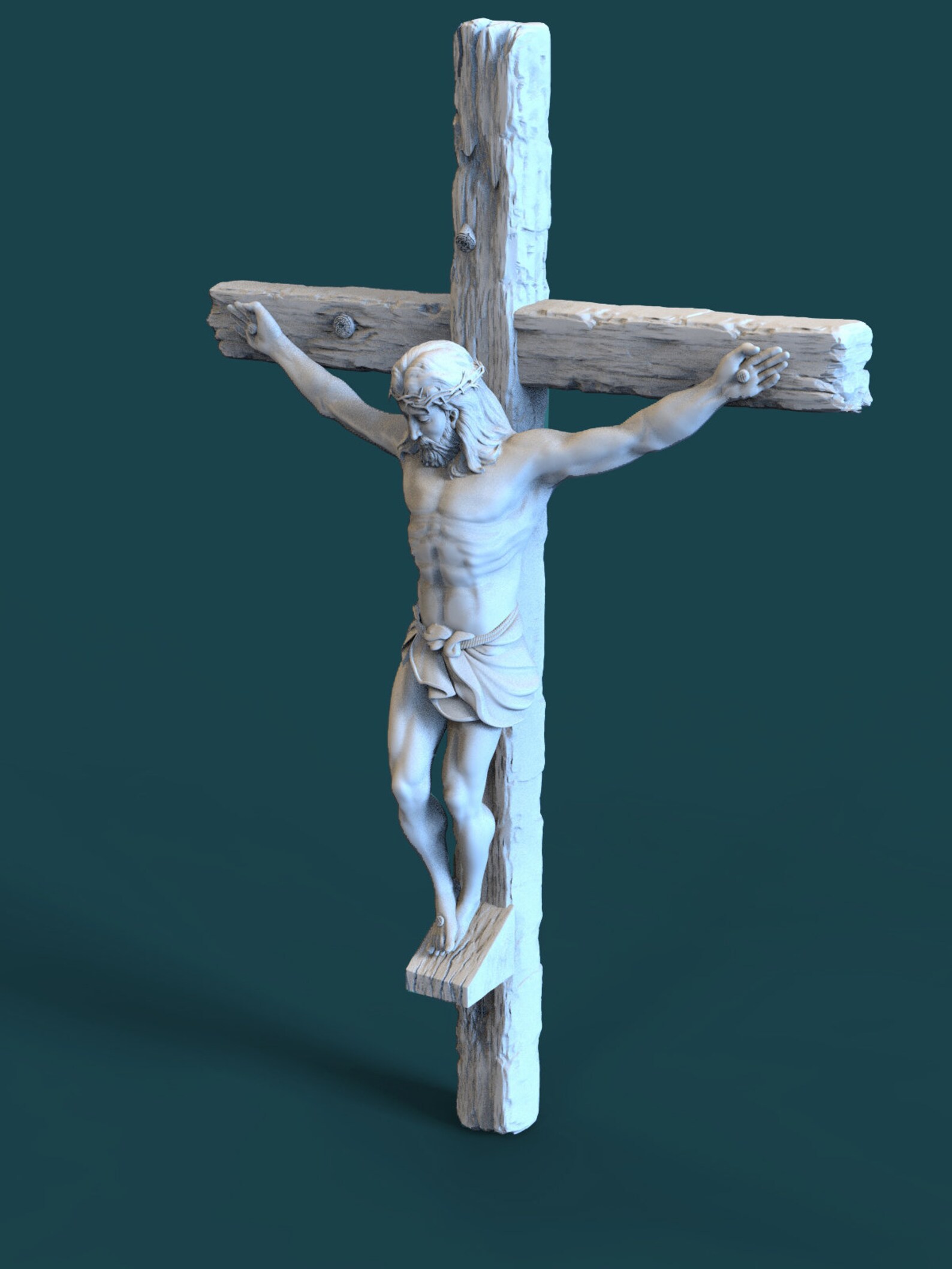 Crucifixion of Jesus Christ. Prefabricated Model. 3D STL Model for ...
