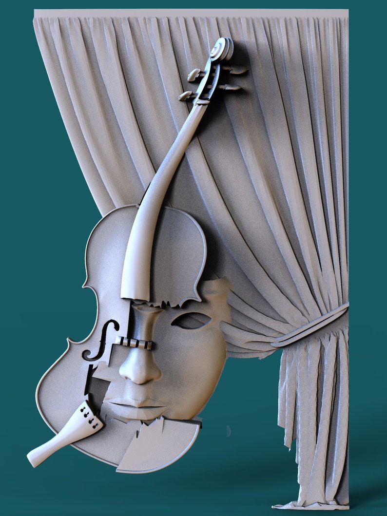 Broken Violin String. 3d-model for CNC and 3D Printers - Etsy
