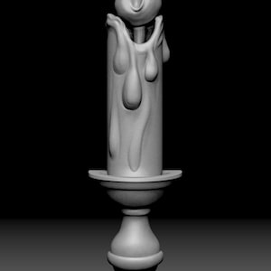 Candle. 3D Model Stl for CNC Machines and 3D Printers. - Etsy