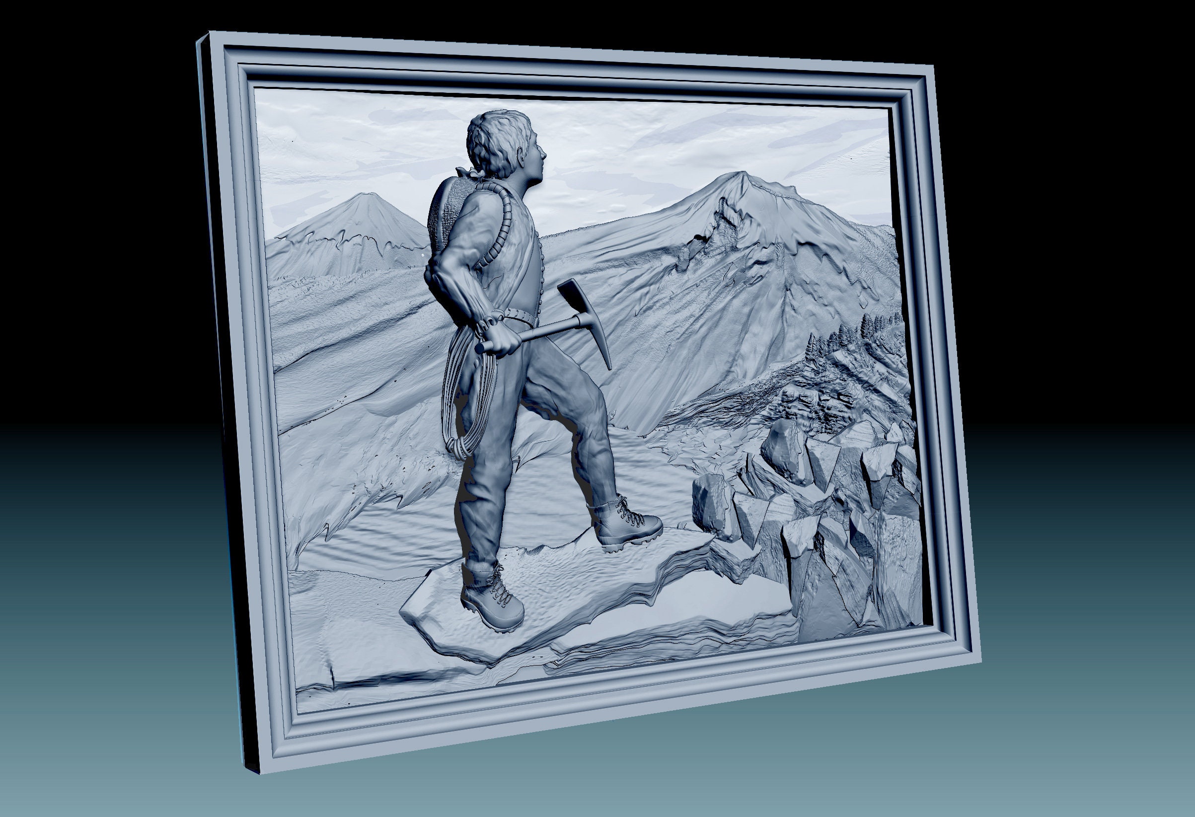 Climber. 3D Model Stl for CNC Machines and 3D Printers. - Etsy