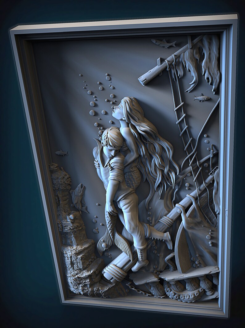 Return From the Abyss. 3D Model Stl for CNC Machines and 3D Printers ...