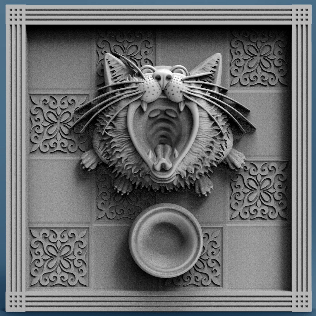 Hungry Cat. 3D Model Stl for CNC Machines and 3D Printers. - Etsy