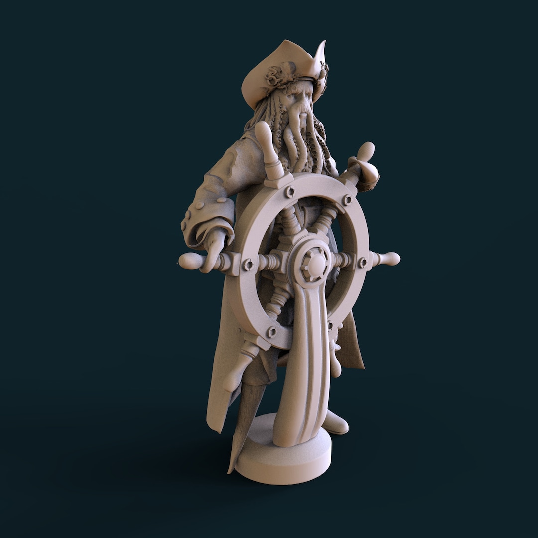Davi-jones (repaired). 3D STL Model for Milling and Printing - Etsy