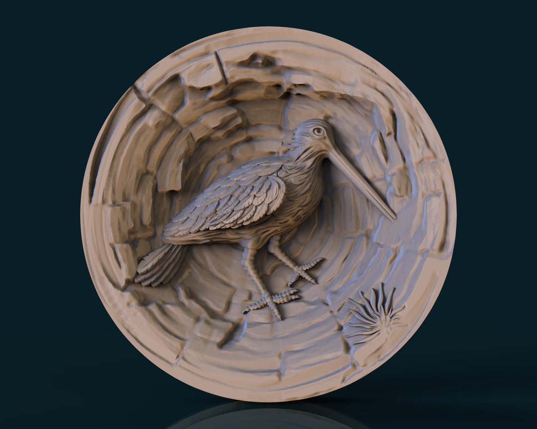 Woodcock 3D STL Model for CNC and 3D Printers - Etsy