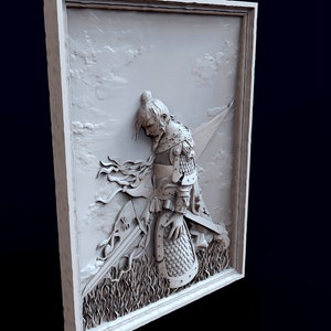 Samurai. 3D STL Model for CNC and 3D Printers - Etsy