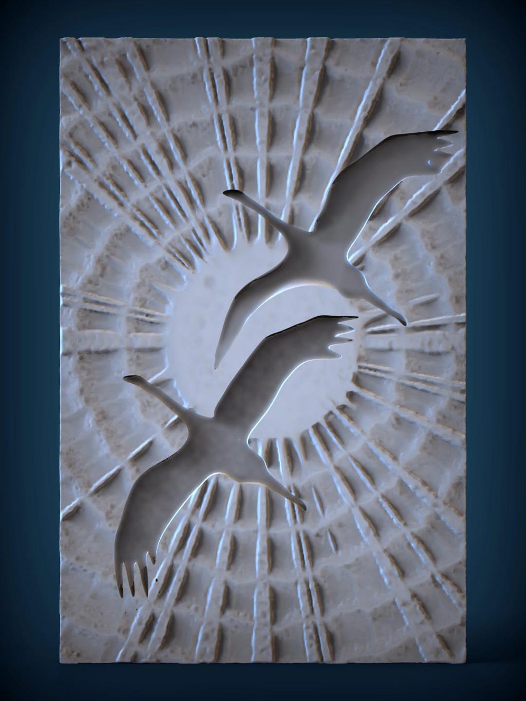 Cranes Birds. 3D STL Model for CNC and 3D Printer - Etsy