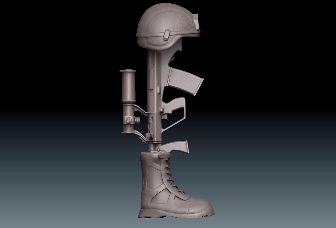 Combat Cross 3D STL Model (digital Download) - Etsy