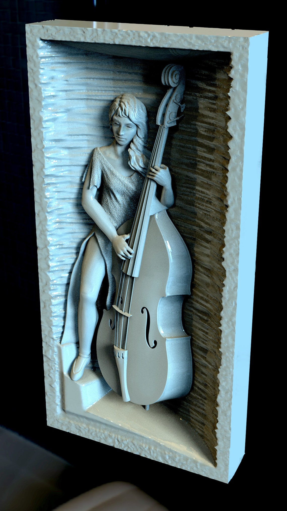 Sonya Jazz Bass. 3d-model for CNC аnd 3D Printer - Etsy