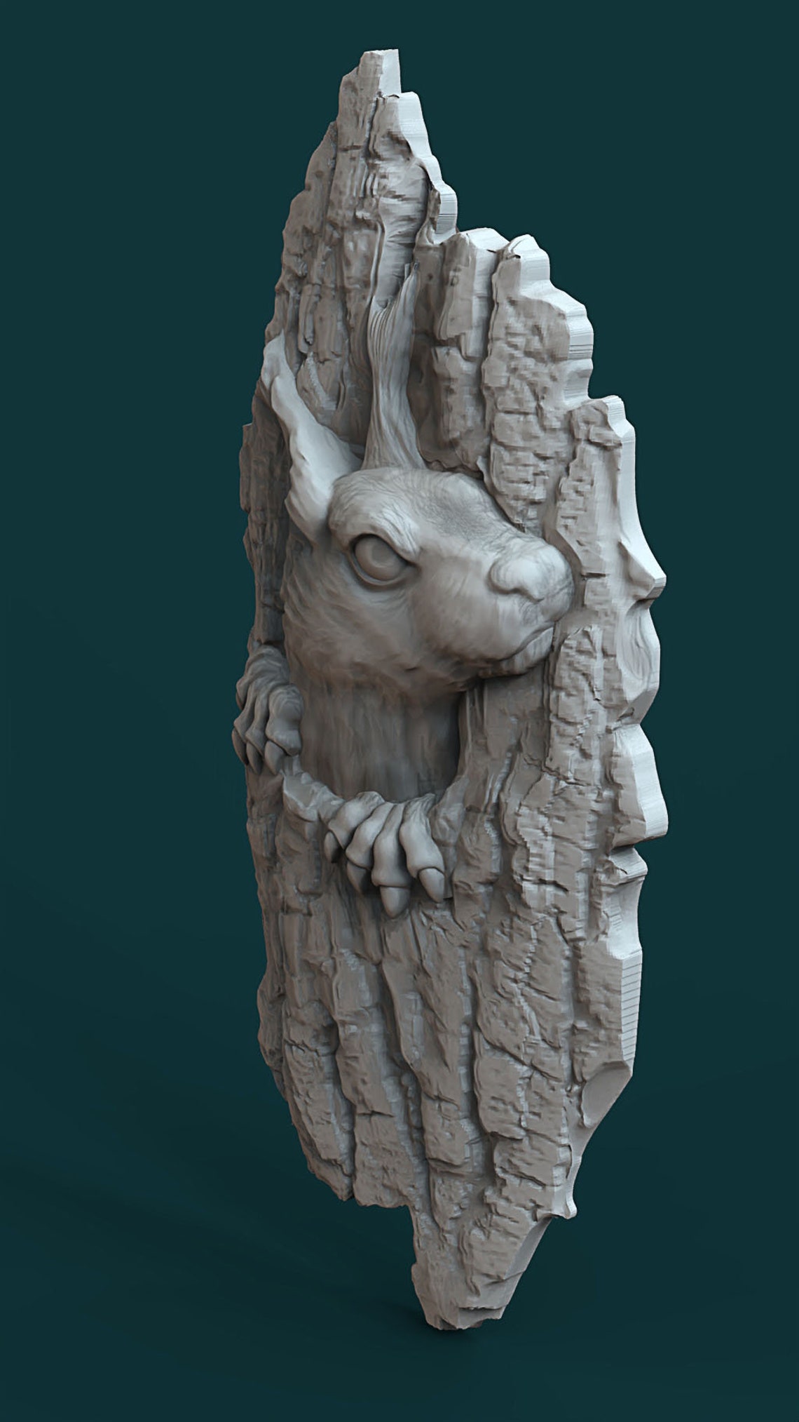 Squirrel. 3D Model Stl for CNC Machines and 3D Printers. - Etsy
