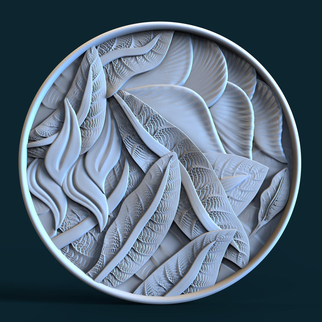 Leaves. 3D Model Stl for CNC Machines and 3D Printers. - Etsy