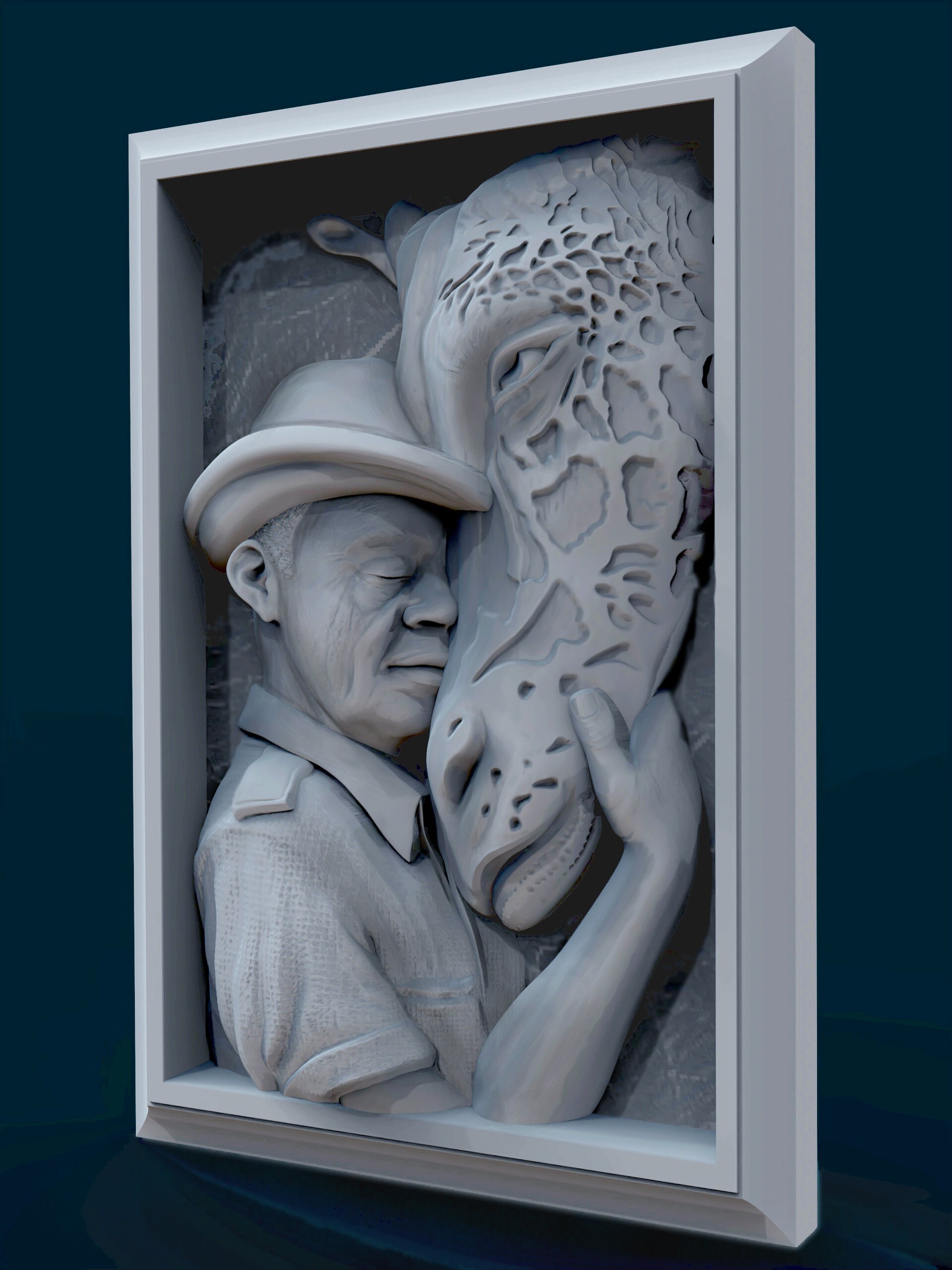 Giraffe and Ranger. 3D Model Stl for CNC Machines and 3D Printers. - Etsy