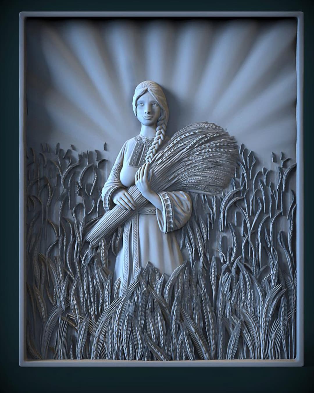 Harvest. 3D Model Stl CNC and 3D Printer - Etsy