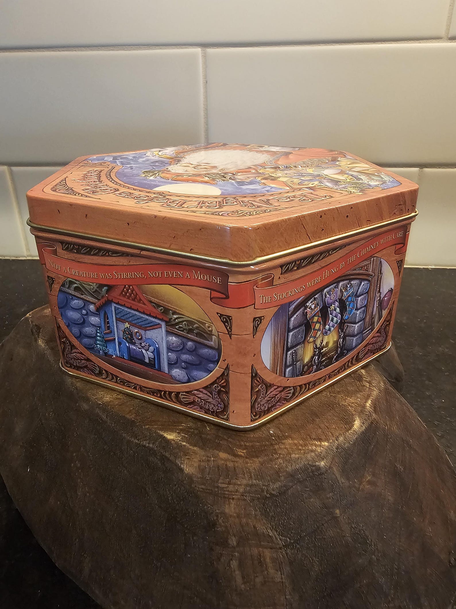 Vintage Nestle " Night Before Christmas " Christmas Holiday Tin Item ...