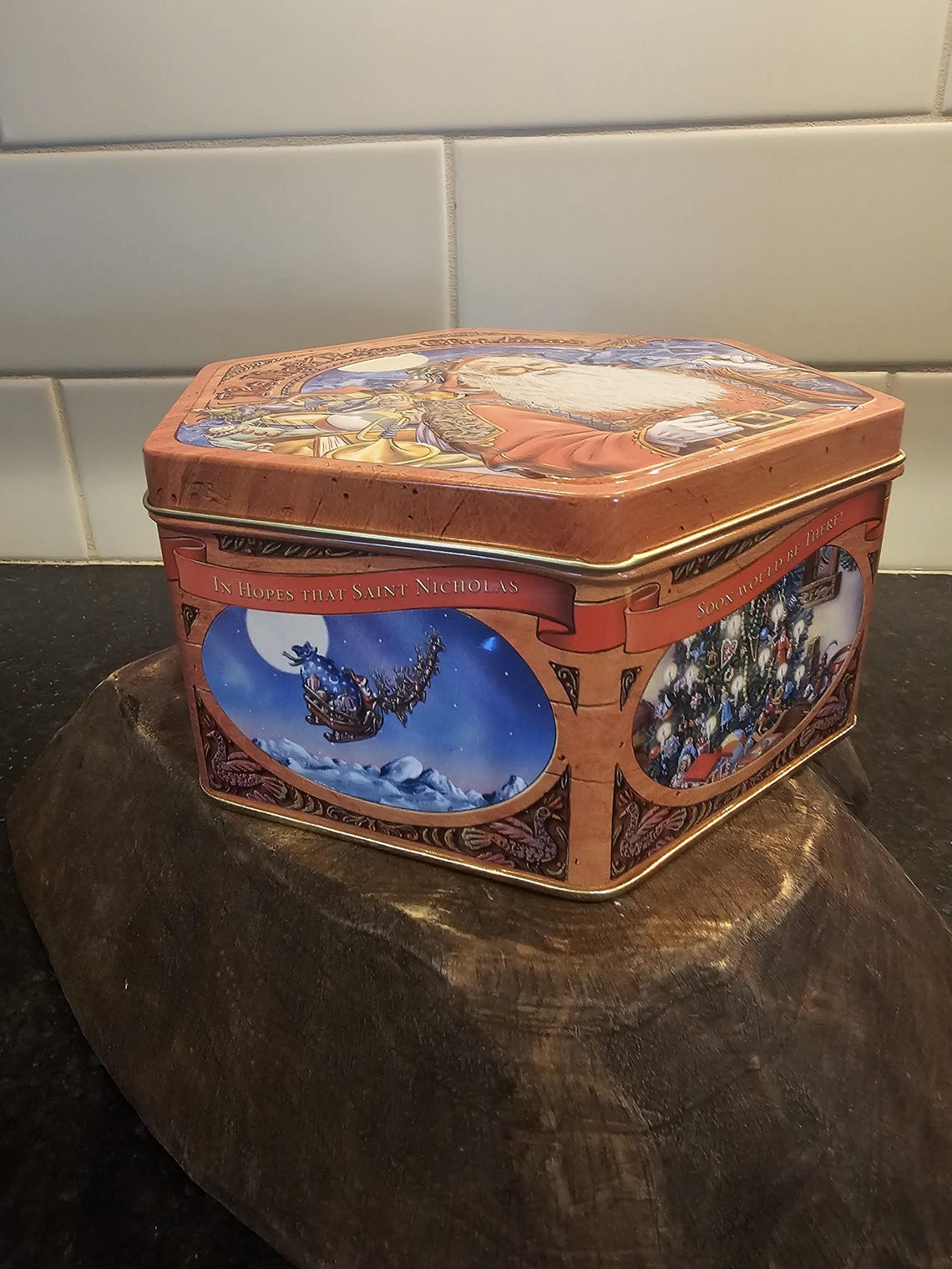 Vintage Nestle " Night Before Christmas " Christmas Holiday Tin Item ...