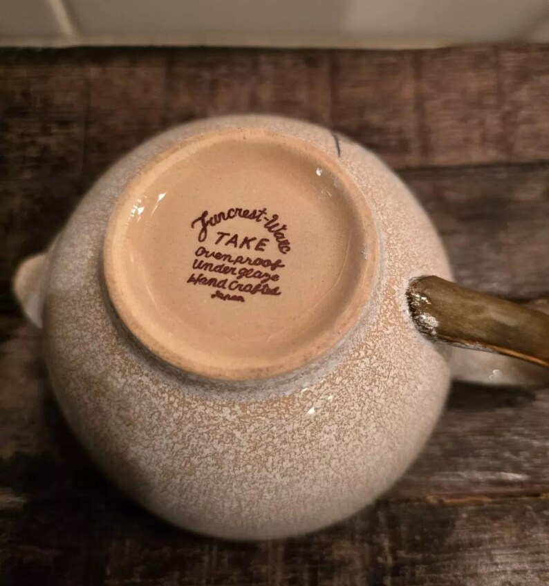 Vintage Fancrest-ware Mid Century Coffee/tea Pot and Creamer - Etsy