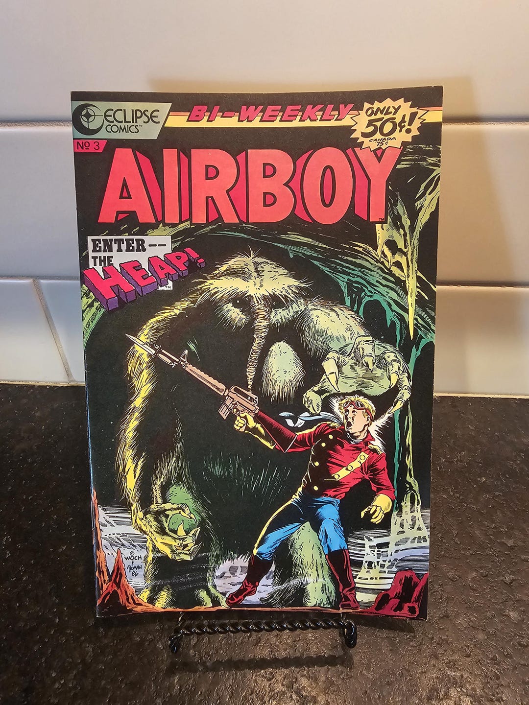 Vintage 1986 Airboy Enter the Heap Comic No 3 Eclipse Comics - Etsy