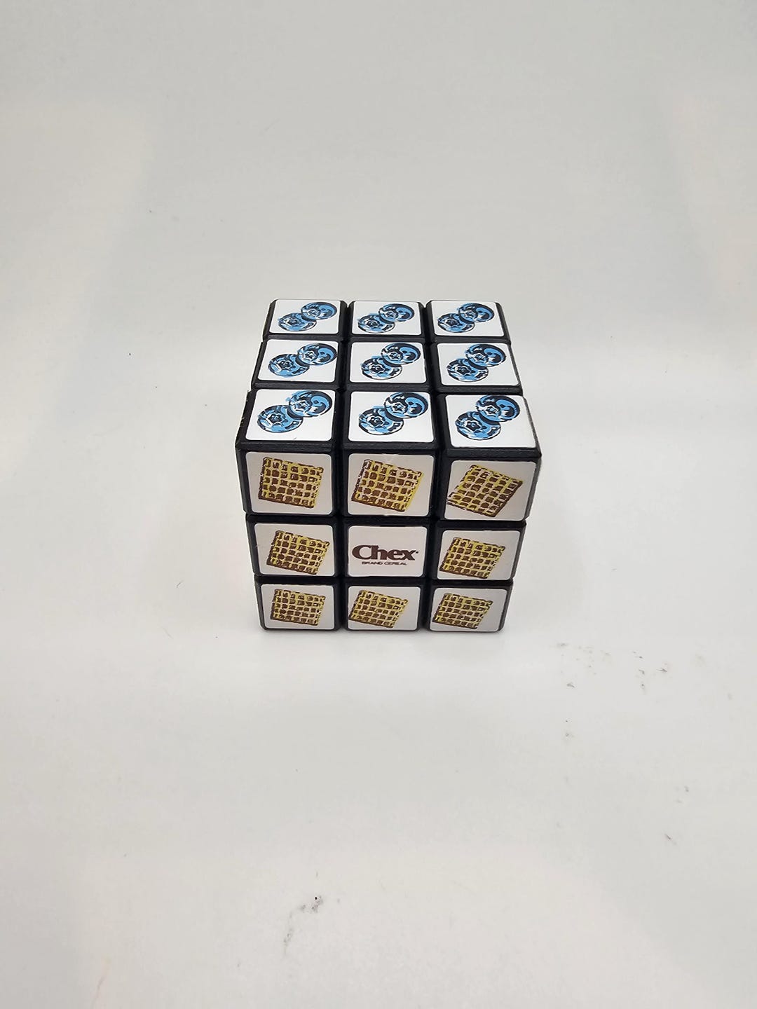 Vintage 1980's Ralston Purina Chex Cereal Mix Fruit Rubik's Cube With ...