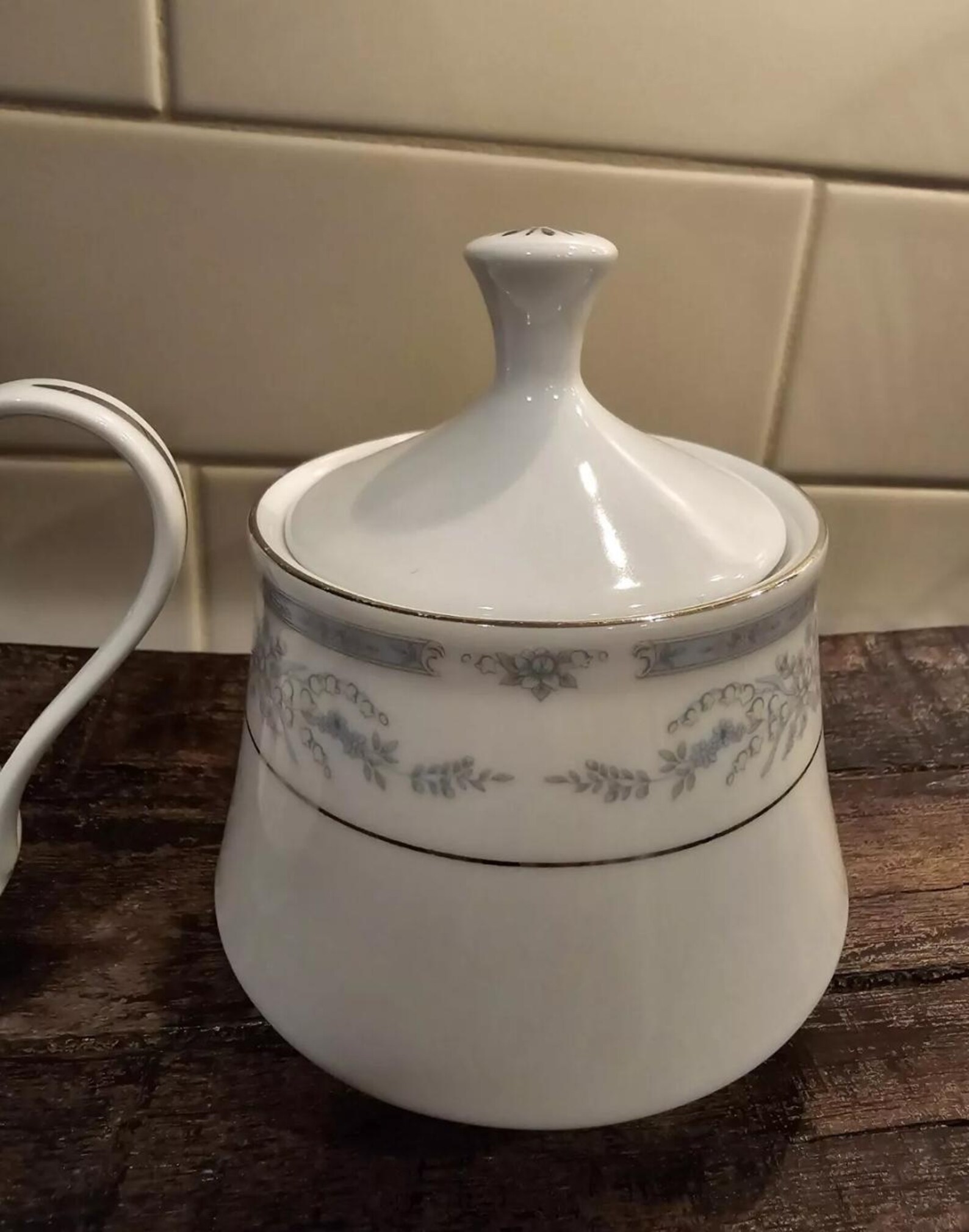 Vintage Crown Ming Diana Pattern Cream and Sugar Bowl With Lid Set - Etsy