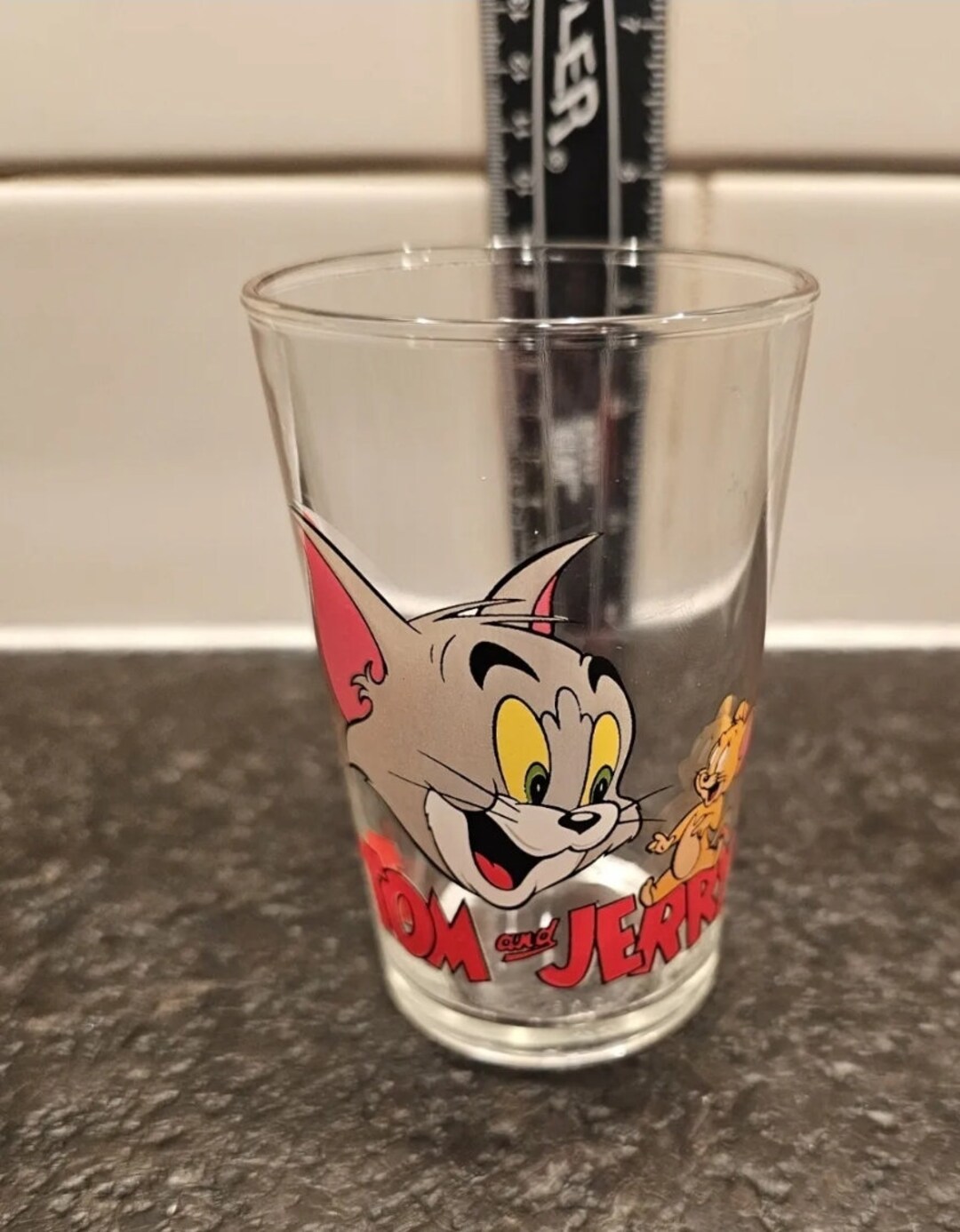 Vintage 1990 Tom and Jerry Juice Glass - Etsy