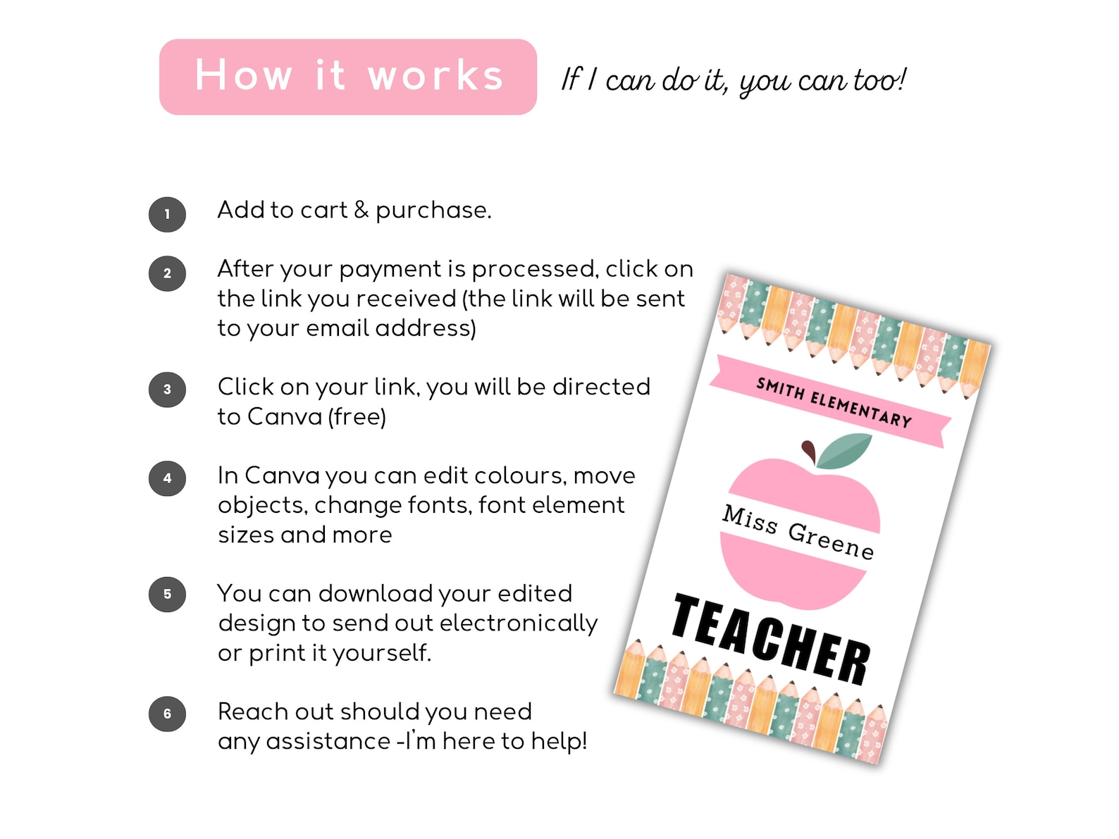 Pretend Play Teacher Name Badge Printable - Etsy