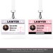 Kids Lawyer ID Badge Printable Editable Court Staff ID Pretend Play ...