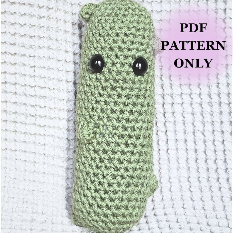 No Sew Crochet Pickle Pattern PDF Download (pickle) Beginner Friendly Pickle - Etsy