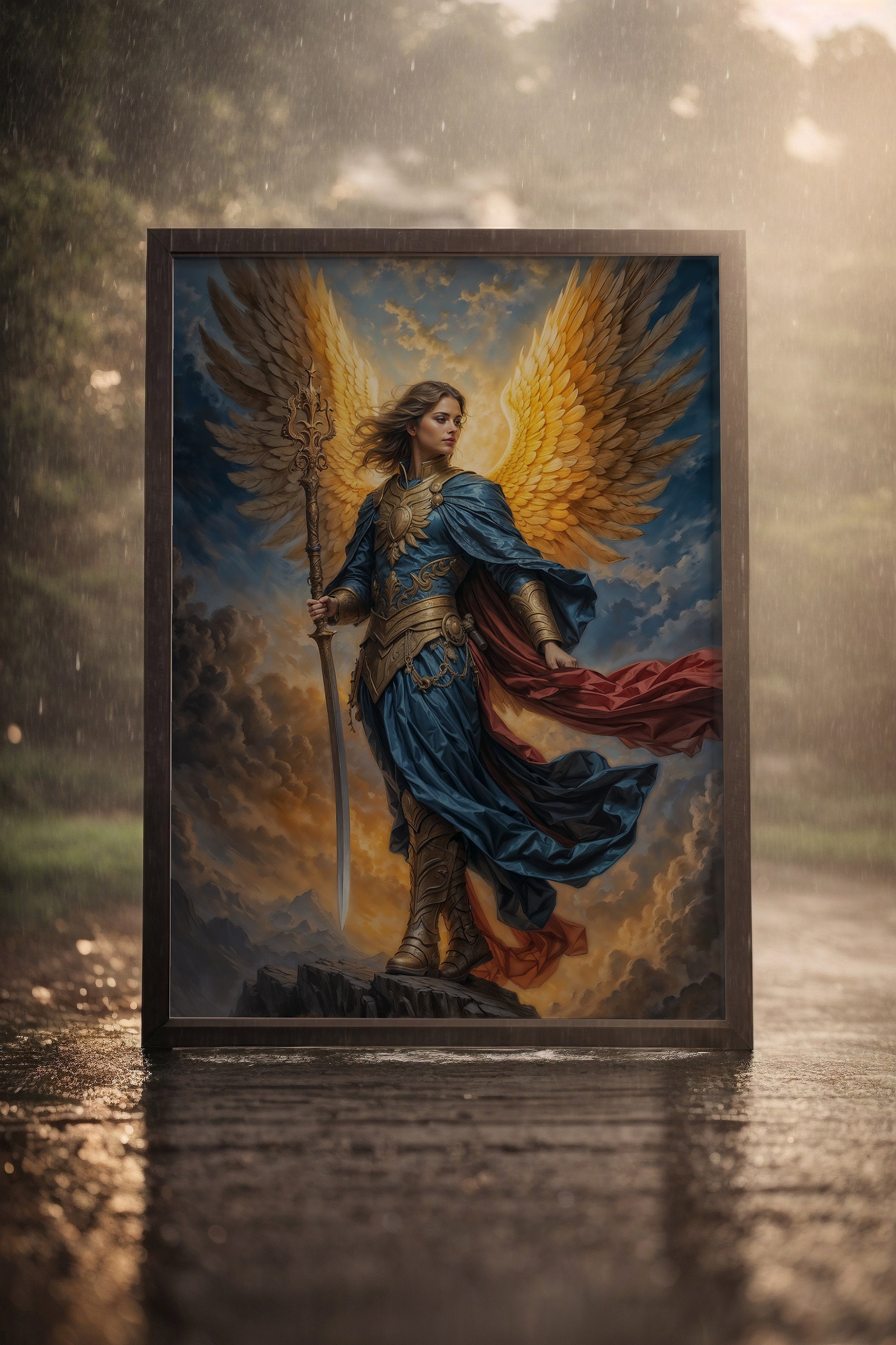 Uriel Angel of Wisdom, Angel of Wisdom and Arts, Downloadable Artwork ...