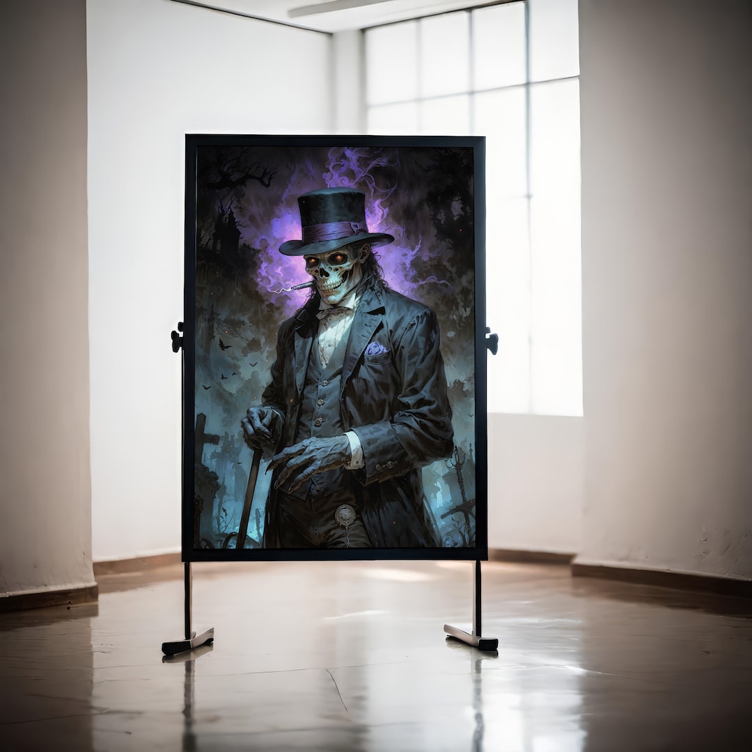 Baron Samedi, Dark Fantasy Illustration, Digital Download Art - Etsy