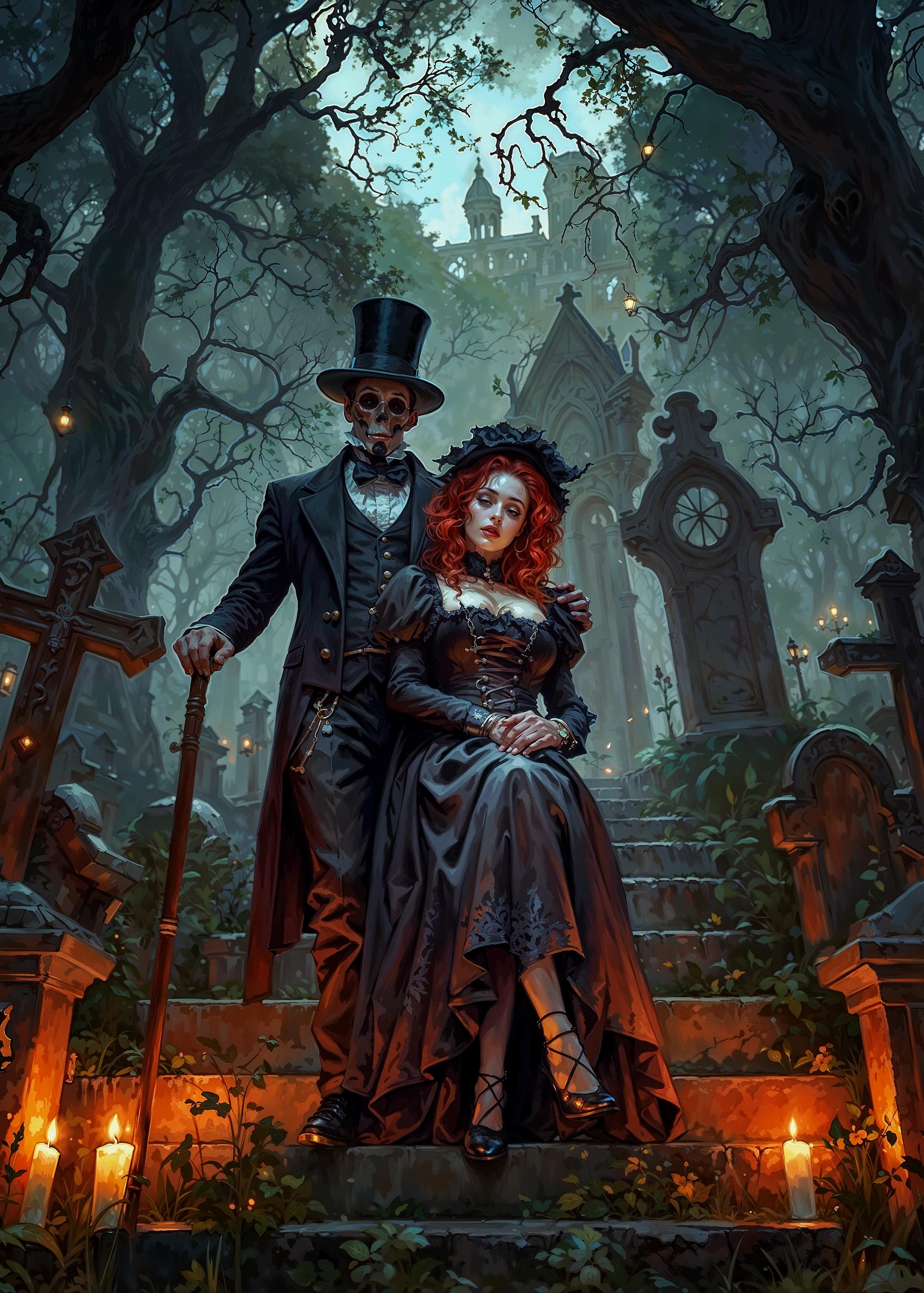 Baron Samedi and Maman Brigitte - Etsy