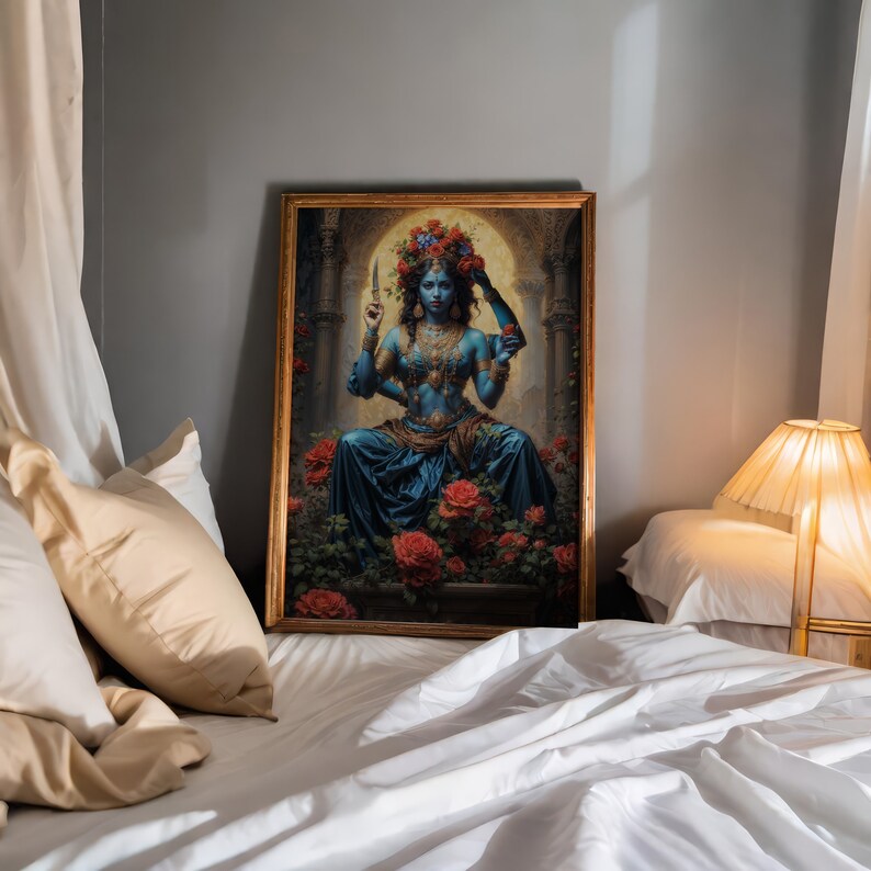 Kali Fantasy Illustration, Instant Download Printable Home Decor - Etsy