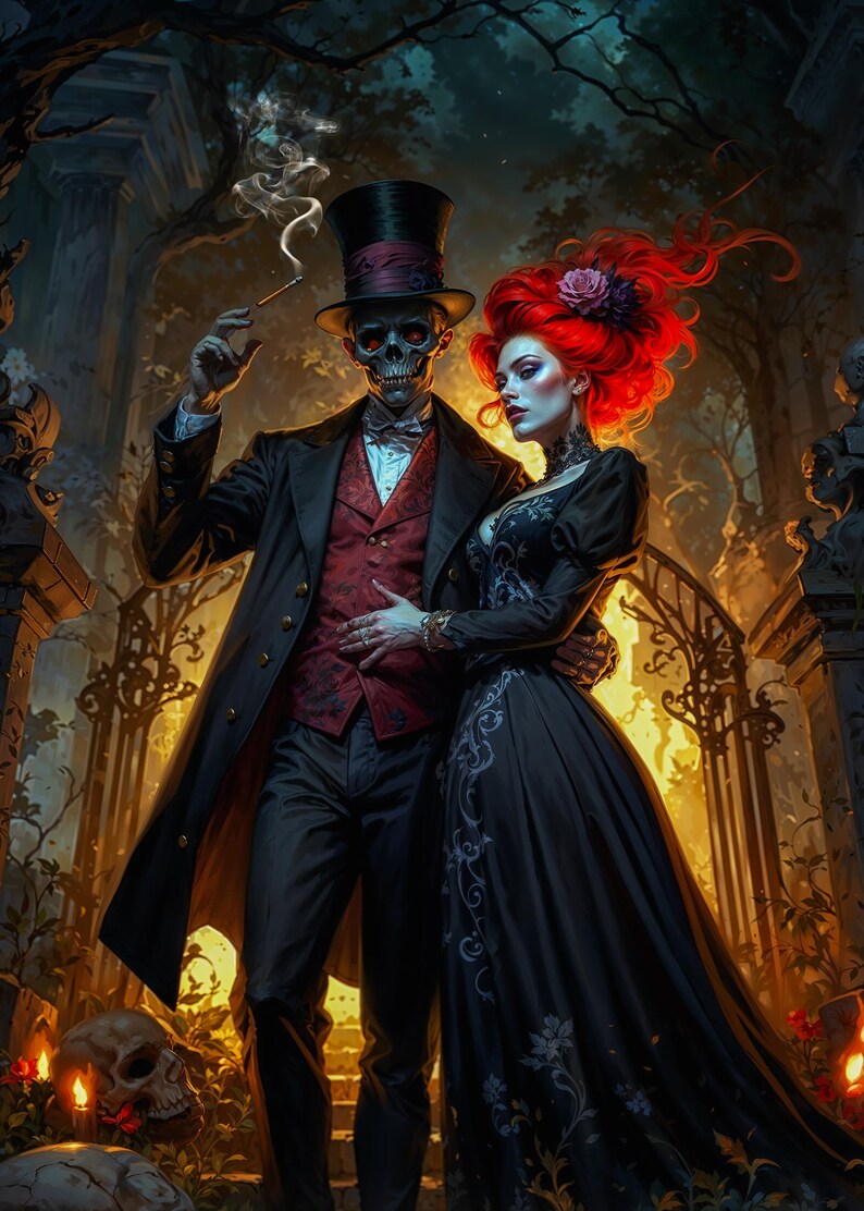 Baron Samedi and Maman Brigitte - Etsy
