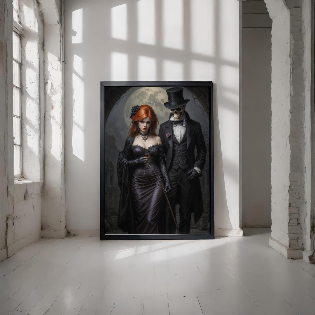 Baron Samedi and Maman Brigitte, Fantasy Illustration, Instant Download ...