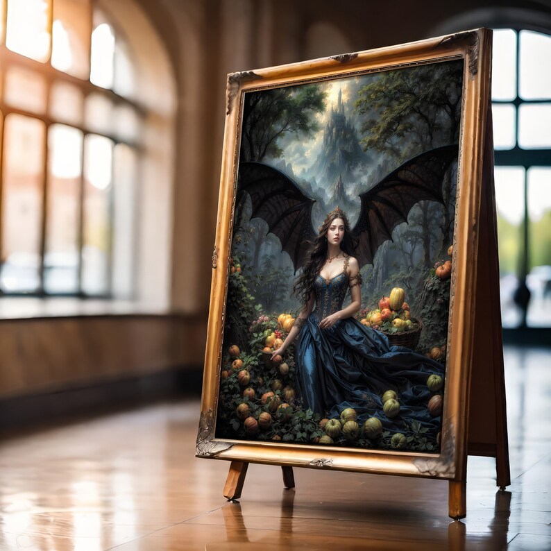 Goddess Lilith in Divine Radiance, Instant Download Printable Home ...