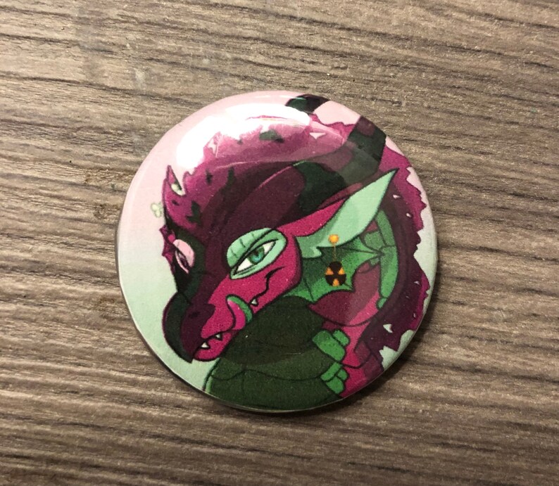 Custom Dragon OC Pin Commission - Etsy