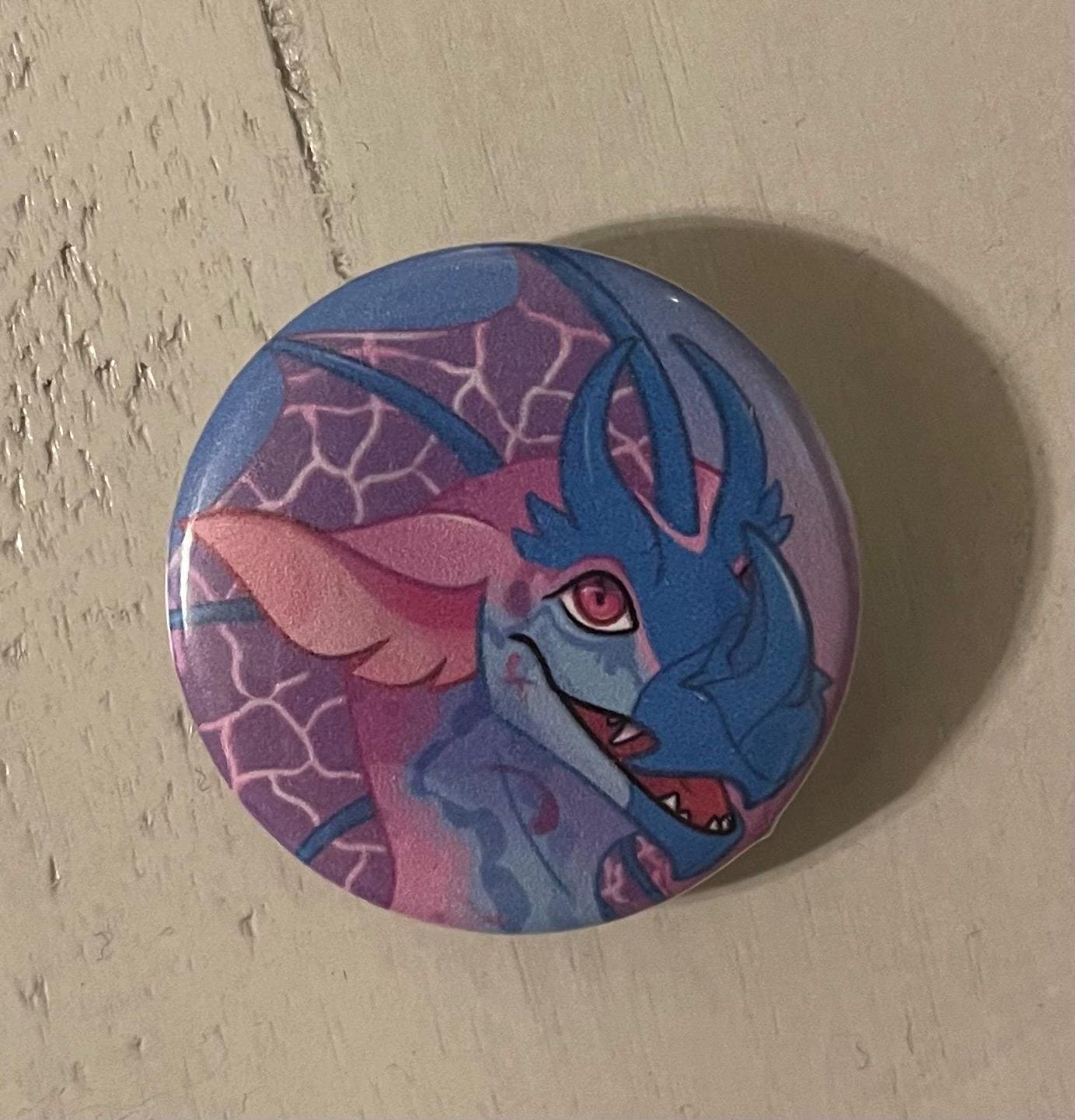 Custom Dragon OC Pin Commission - Etsy