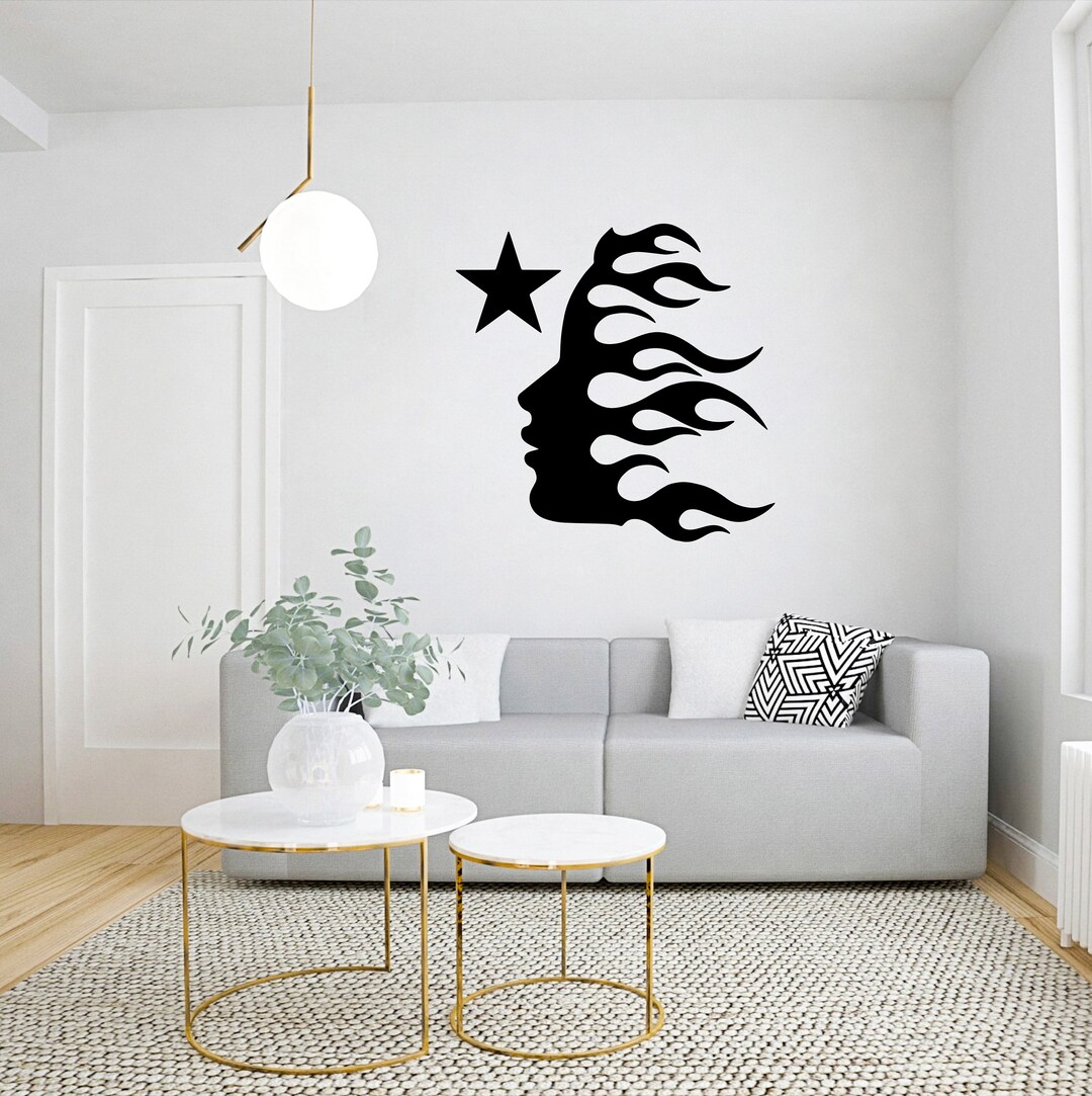 Hellstar Flames Hypebeast Streetwear Wall Decal Free Sticker Pack - Etsy