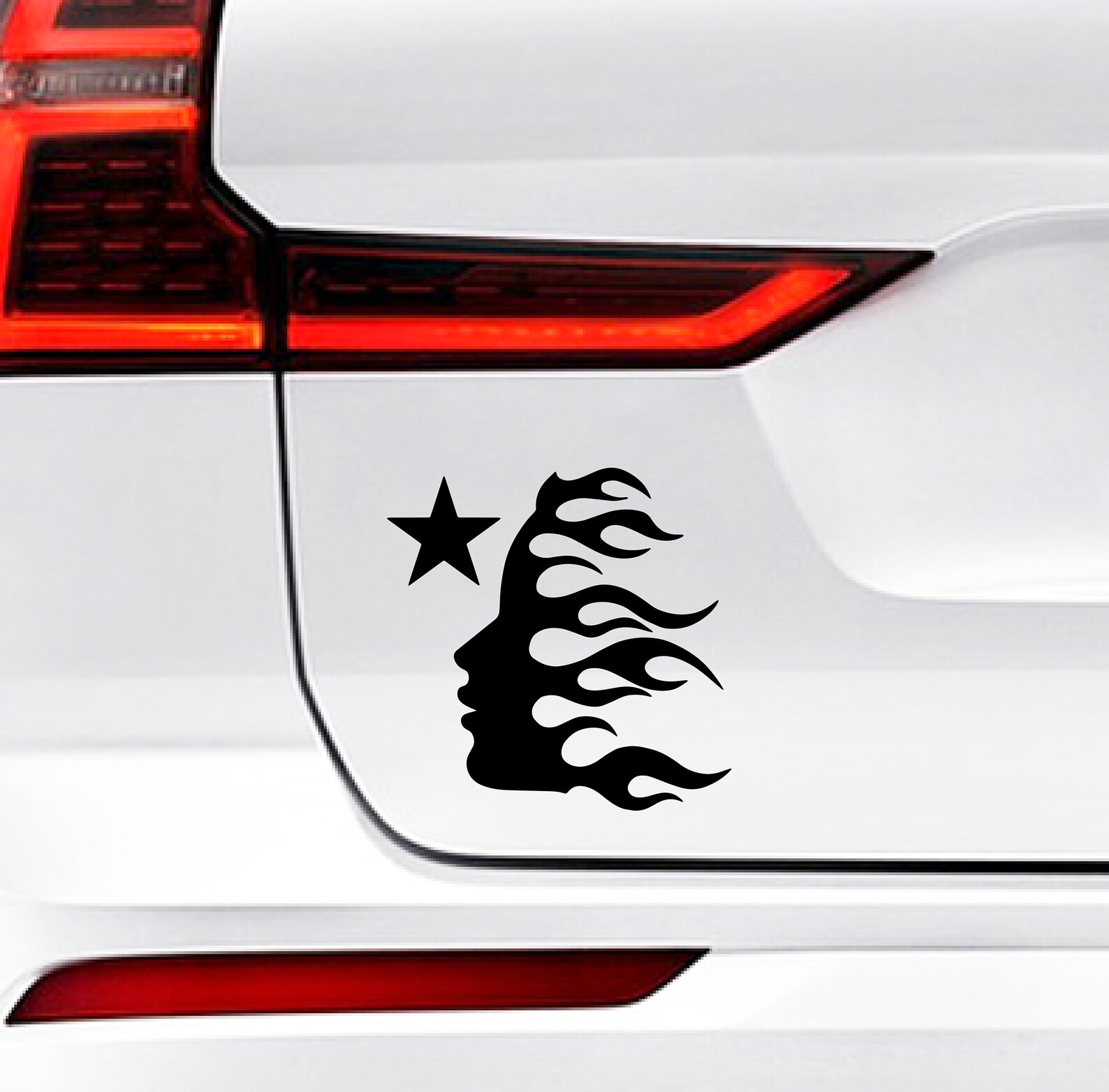 Hellstar Flames Hypebeast Streetwear Car Decal Buy One Get One - Etsy