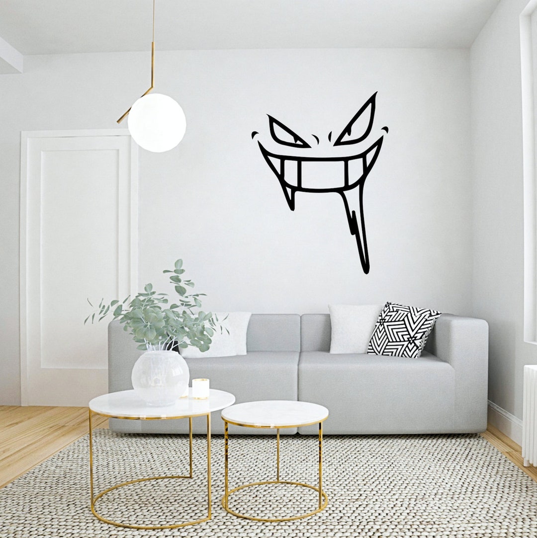 Gengar Pokemon Wall Decal Free Sticker Pack - Etsy