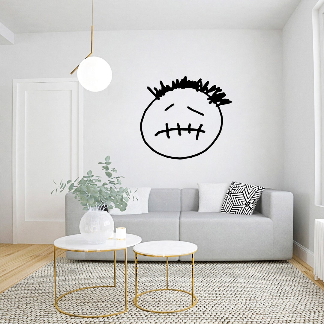 Cactus Jack Face Travis Scott Wall Decal Free Sticker Pack - Etsy