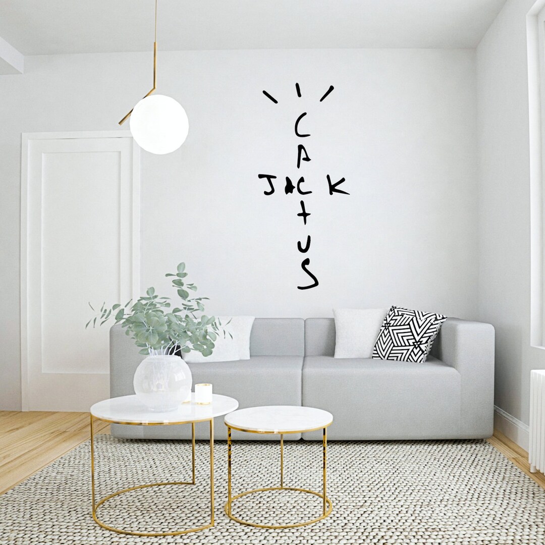 Cactus Jack Travis Scott Wall Decal Free Sticker Pack - Etsy