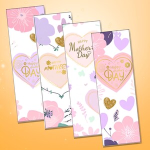 Printable Floral Mother’s Day Bookmarks With Heartfelt Quotes – Digital ...