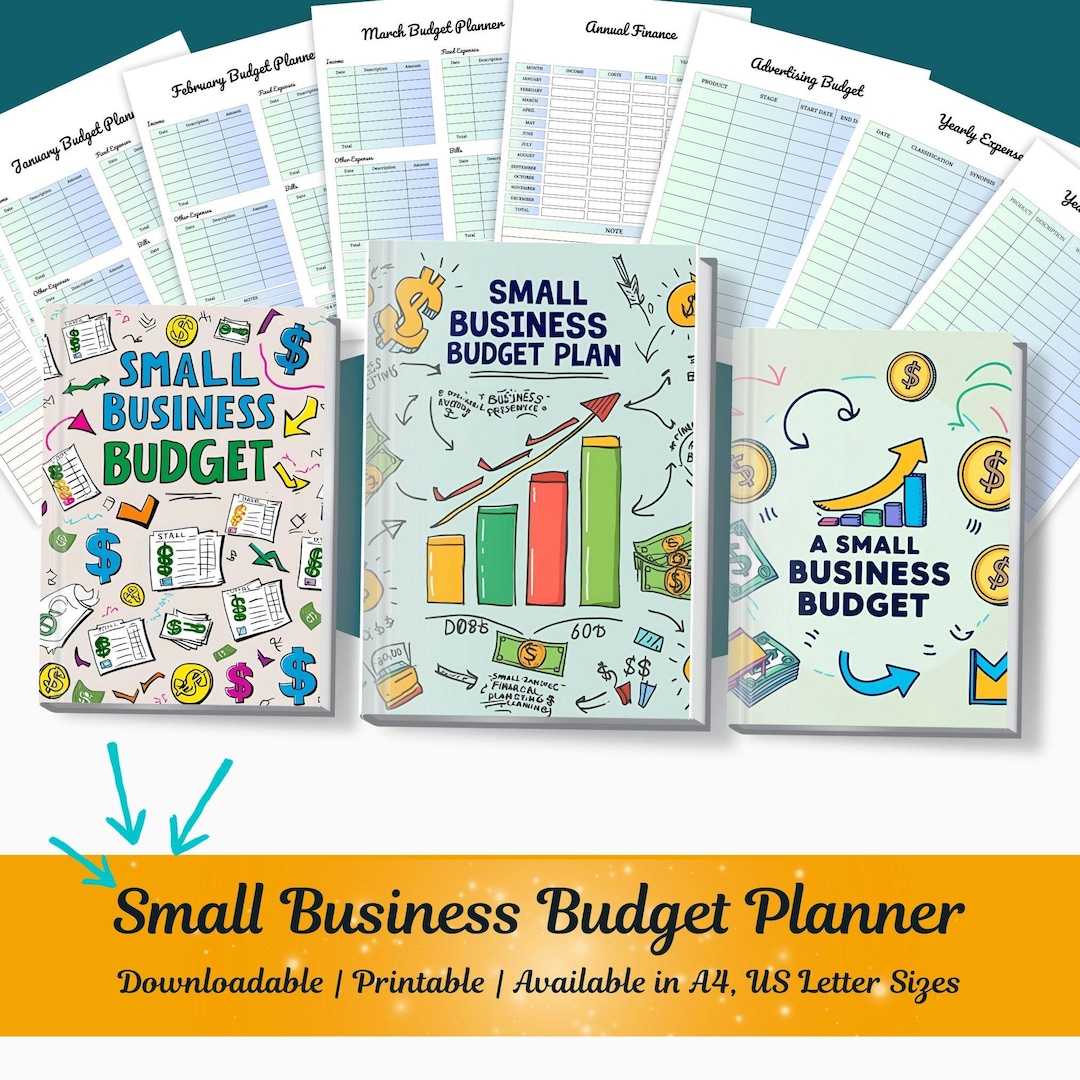 Small Business Budget Planner | Printable Budget Tracker | Financial ...