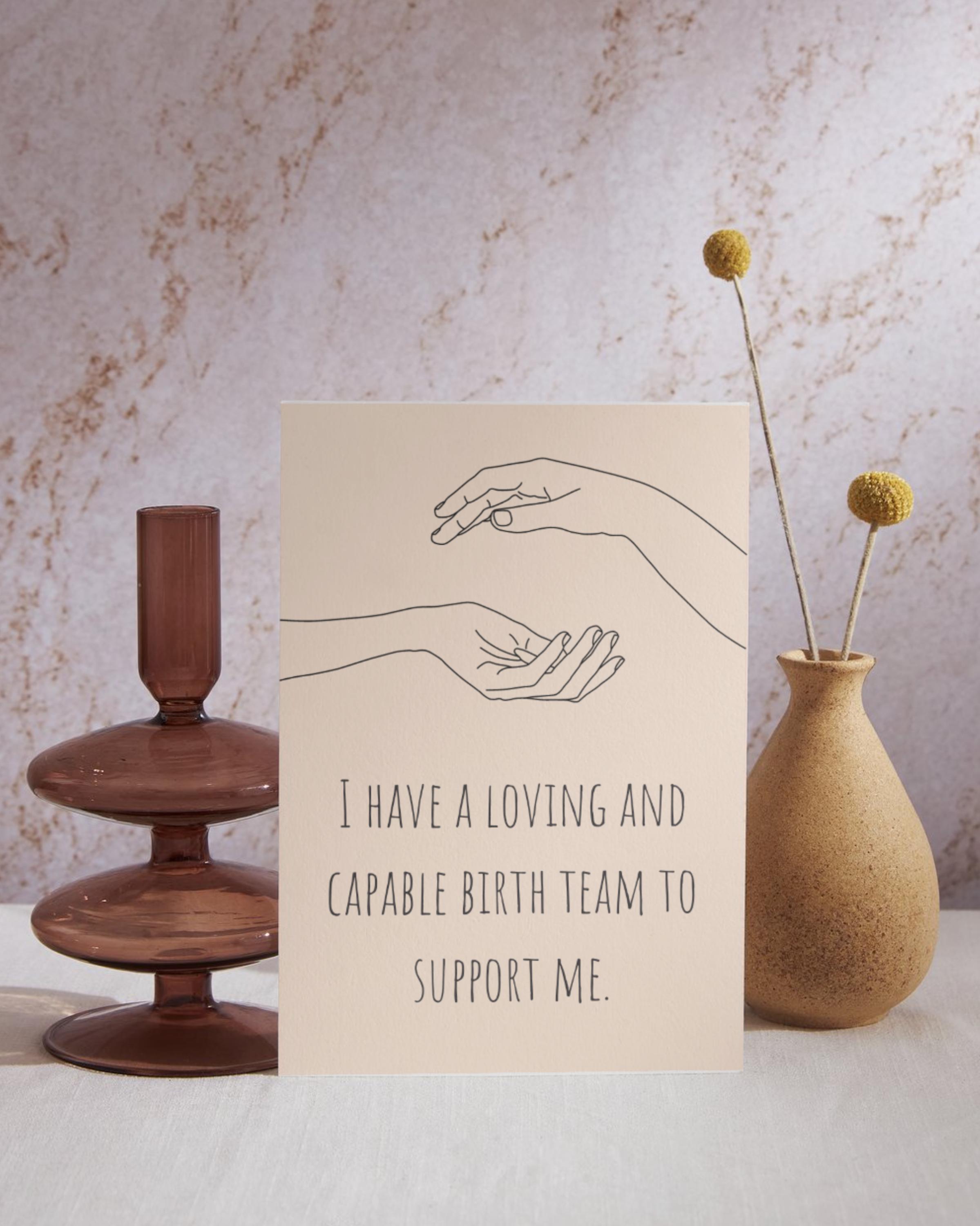 32 Birth Affirmation Printable Cards, Digital Download, Positive Birth ...